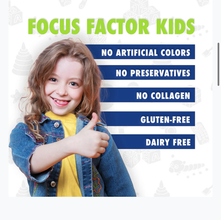 #Здоровье детей #Товары для детей.  FOCUS FACTOR KIDS america vitamin