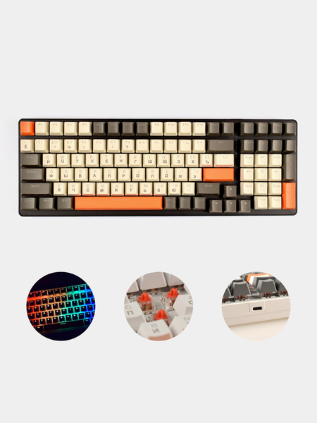 Клавиатура игровая механическая Ziyoulang K3 для компьютера, с RGB-под