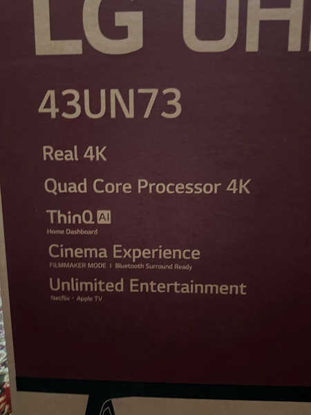 LG UHD Телевизор 43дюймов