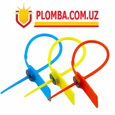 пломба пластиковая, дешевая, КИТАЙ 0012