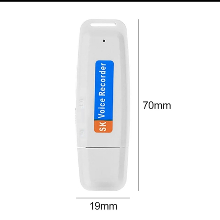 Мини диктофон USB с аккумулятором