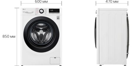 Стиральная машина LG с загрузкой 8,5 кг Inverter AI DD Premium