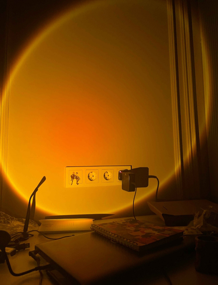 Sunset usb lamp quyosh botishi chiroq солнце закат