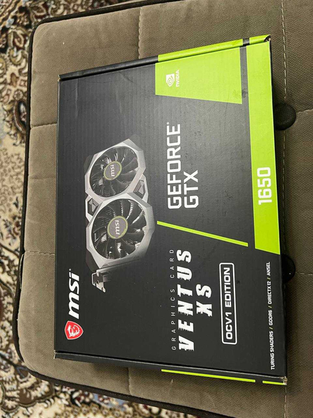 msi geforce gtx 1650 ventus xs ocv1 edition / видеокарта игровая