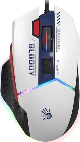 Проводная игровая мышь A4Tech Bloody W95 Max Sports [NAVY] белый