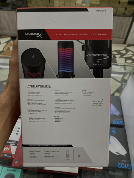 Hyper X quadcast s microphone как новые для стрима микрафон хайпер Х