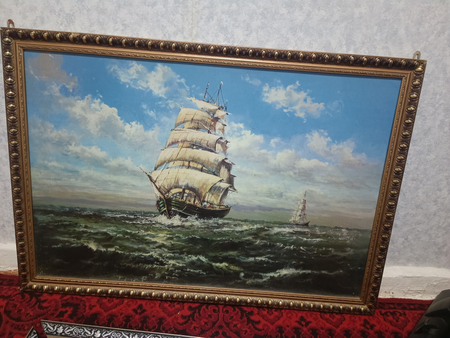 Картина Корабль в море