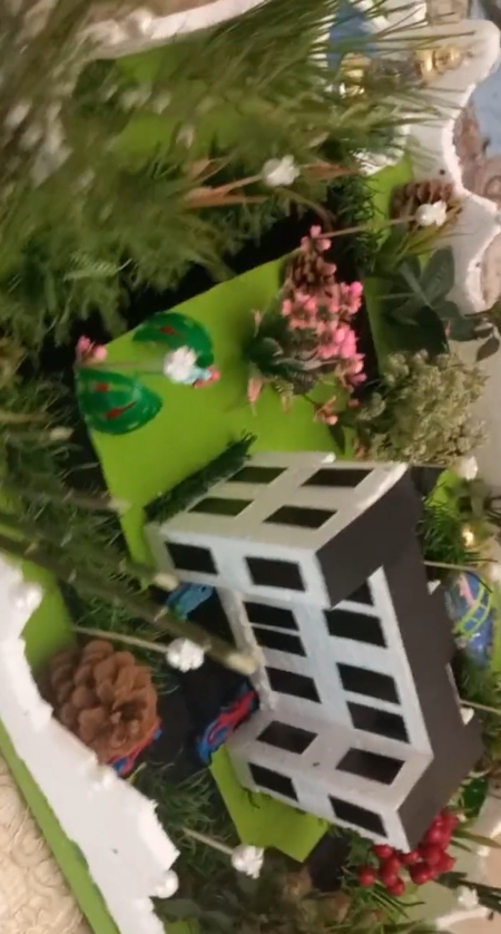 Maket ko'p qavatli bino