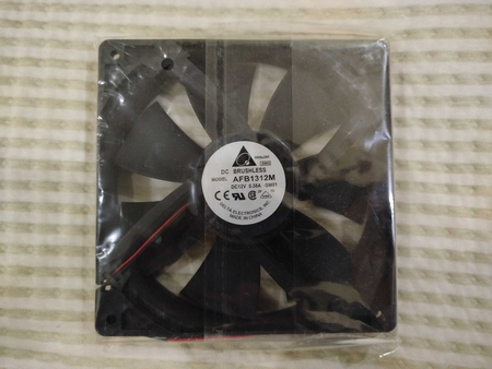 Delta вентилятор, Fan AFB1312M DC 12V 2-Pin 135/135/25MM