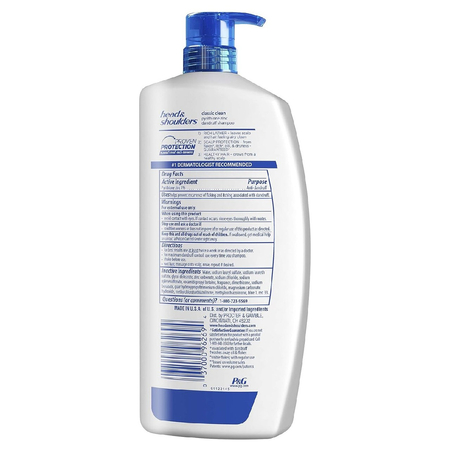 Head andShoulders Classic Clean Ежедневный шампунь против перхоти