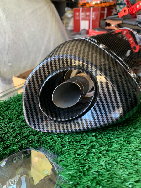 Glushitr skuter mototsikl uchun Carbon
