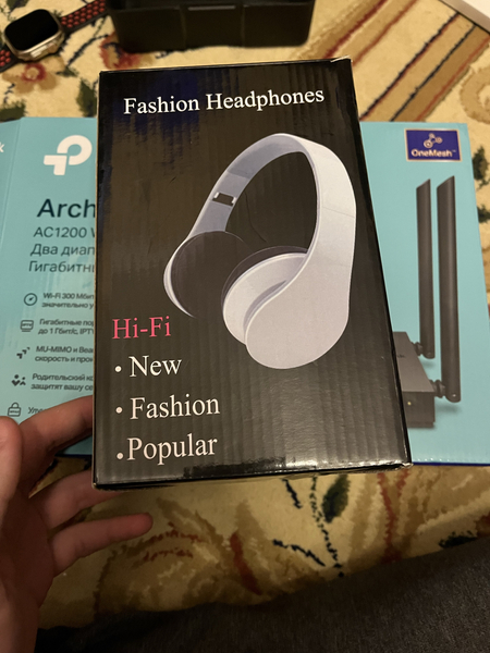 Наушники проводные новые