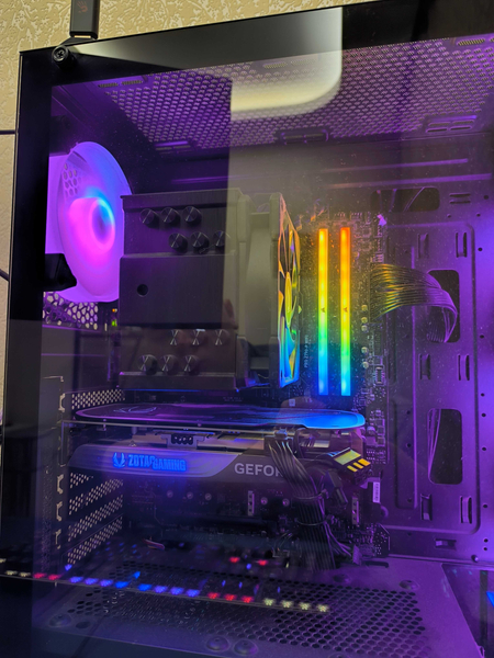 Игровой ПК с 2К мониторами, Z790, i7-13700F, RTX 4060 Ti 8 GB, 32 RAM
