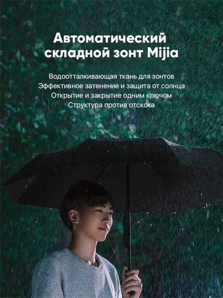 Xiaomi / Зонт / Mi Mijia Automatic Umbrella. Рассрочка, гарантия!