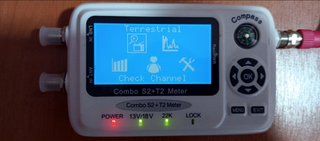 SAT Finder Combo S2+T2