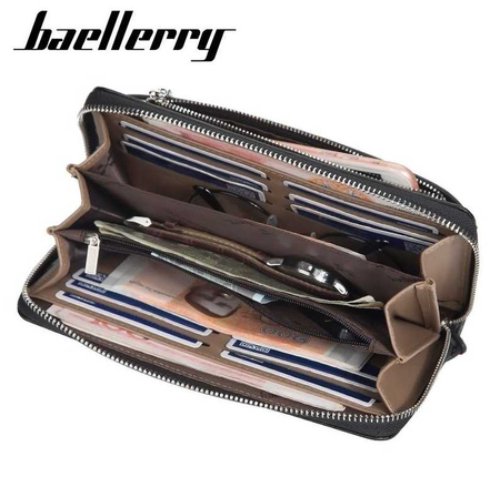 Фирменная мужская вместительная барсетка Baellerry