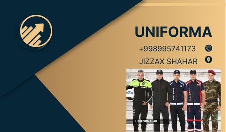 Uniforma tikish xizmati jizzax shahar