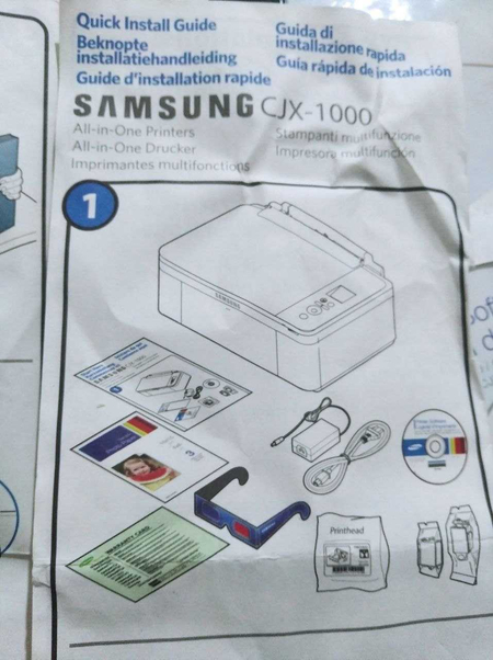 Printer 3/1 SamsungCJX-1000, Germaniyada olingan