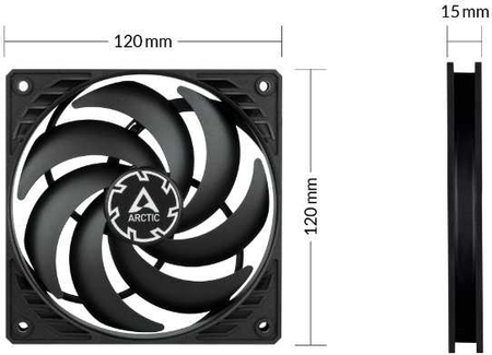 Arctic F12 SLIM PWM PST (4 pin)