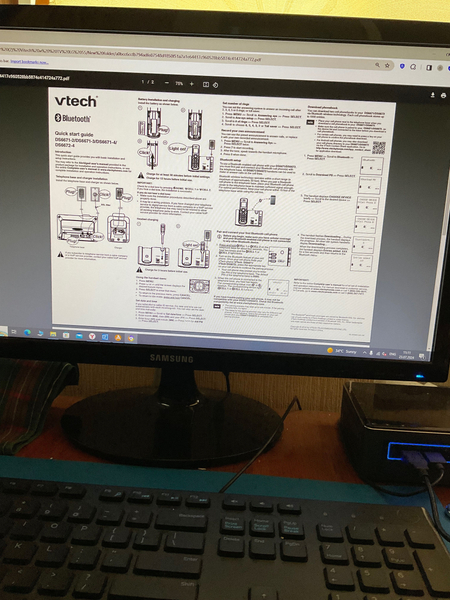 Радиотелефон Vtech c возможностью подключения к сотовой сети