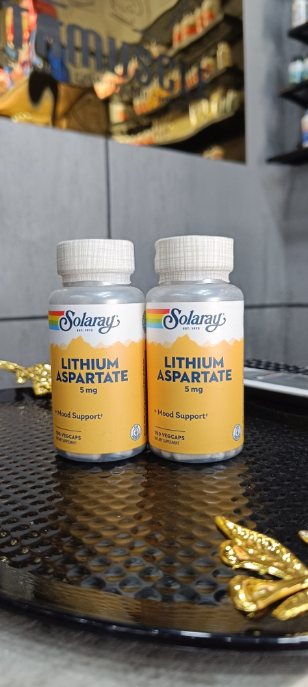 Solaray Lithium Aspartate 5 mg 100 veg caps