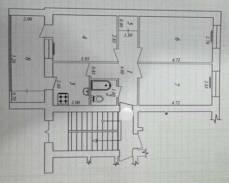 Продается 70м² Юнус Раджабий 3/1/4 ор-р Метро Космонавтов