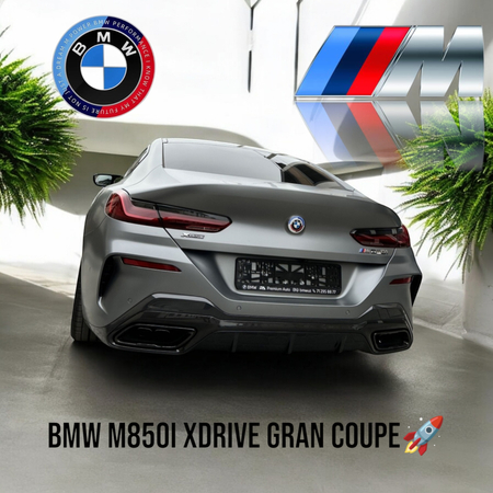 BMW M850i xDRIVE GRAN COUPE в новым состоянии! Серьёзная пушка!