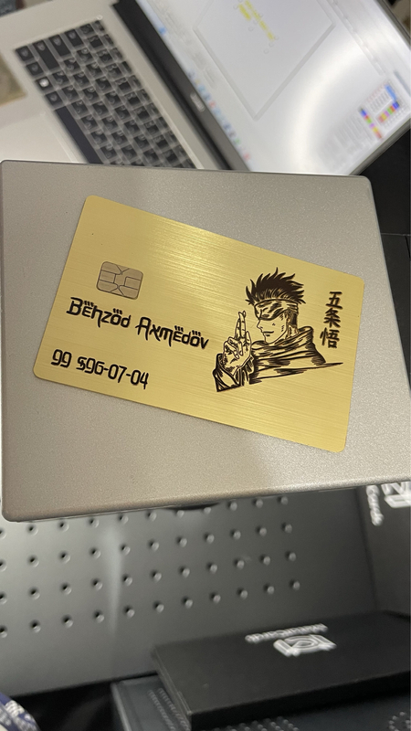 Металлические карты, metall card