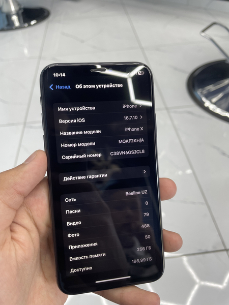 iPhone X  256 gb