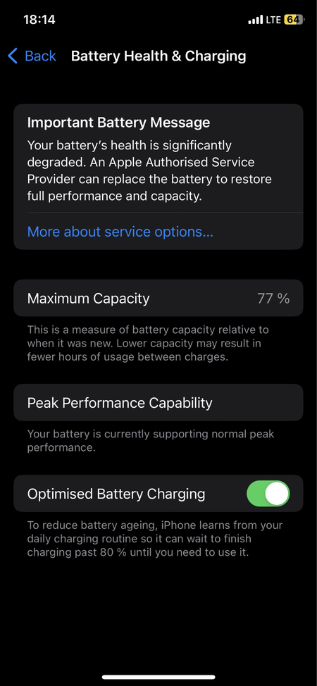 Iphone X 256 talik
