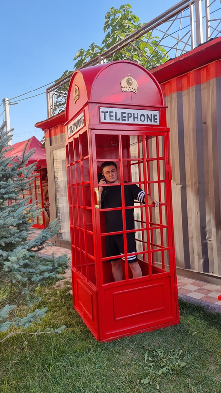 Красный будка изготовим