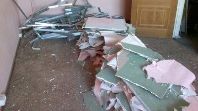 Демонтаж перегородки,потолки,стени из ГИПСАКАРТОНА, ПВХ, декор.ПАНЕЛИ.
