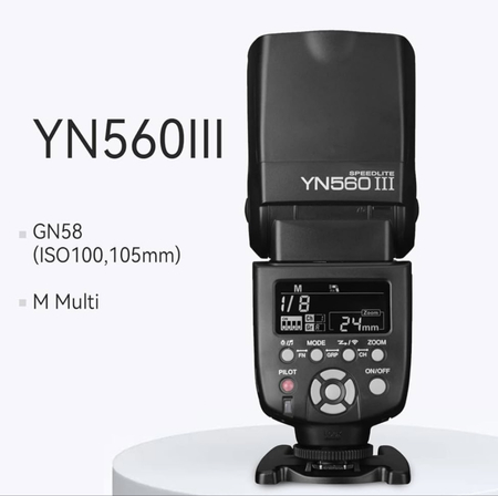 Вспышка Yongnuo YN560III и радиосинхронизатор RF603 II