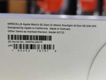 Apple Watch SE 2 40mm starlight