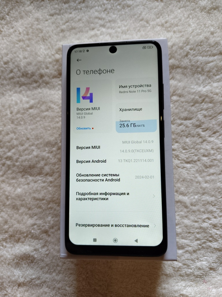 Redmi note 11 Pro 5G  4/64GB