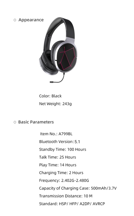 AWEI a950bl ANC мощный наушник