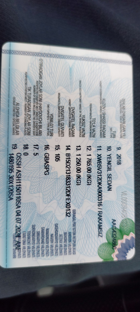 Gentra sotiladi narhi 10.100$
