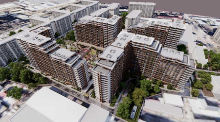 ЖК Bobur Residence 2 комнатная 42,6м2