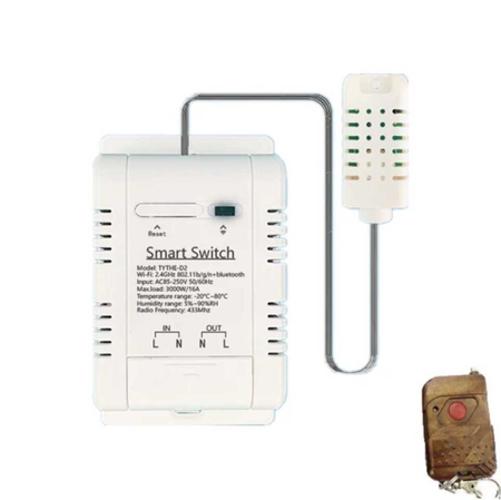 Tuya Smart реле TH16 Thermostat WiFi