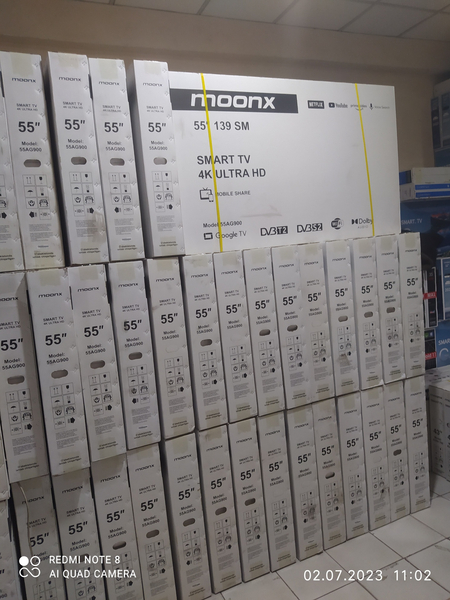 Moonx 55 smart Google tv.   360