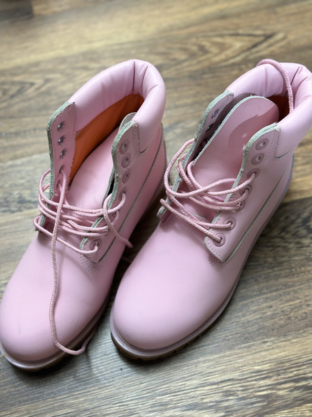 Ботинки timberland женские розовые