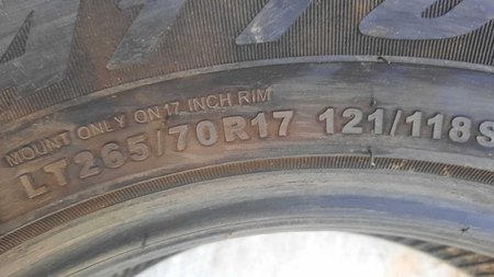 Продаются шины Trail blade размер 265/70R17. Б/ у. 4 штуки.продаются