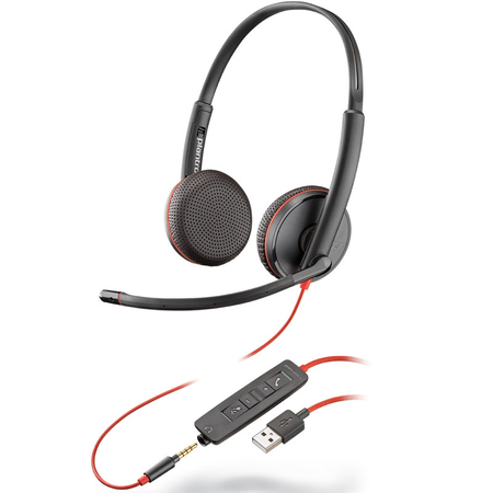 Компьютерная гарнитура Plantronics Blackwire 3225 USB-A