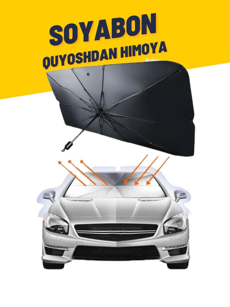 Avto soyabon - avtomobil old oynasi uchun maxsus