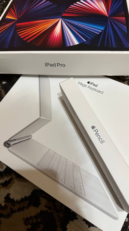 iPad Pro 12.9-inch, M1, SIM+WiFi, 512GB, Magic Keyboard, Pencil 2