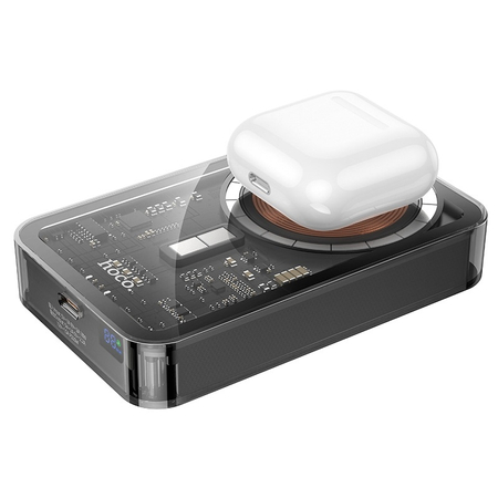 Hoco Q14A Transparent 2in1 Magnetic Power Bank 10000mAh for iPhone