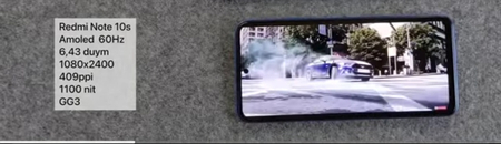 redmi note 10s halati narmal dakument karobkasi bor