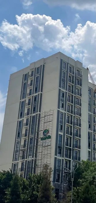ЖК Al Xorazmiy Чиланзар 20-й квартал Коробка 2-комнатная 55 м2 Этаж-8