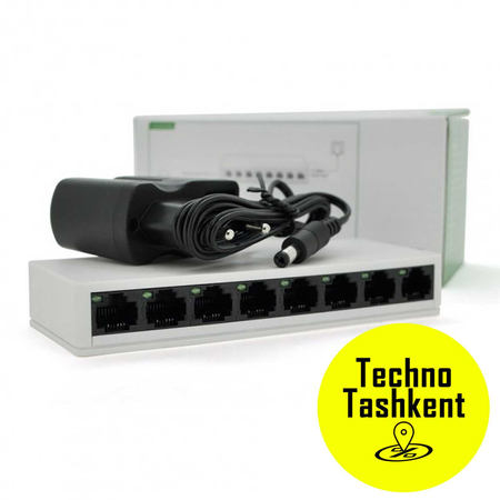 8-портовый коммутатор свич Pix-Link switch 100Mbit/s (Dostavka bor)