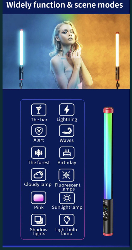 Светодиодная палка лампа rgb stick palka lampa